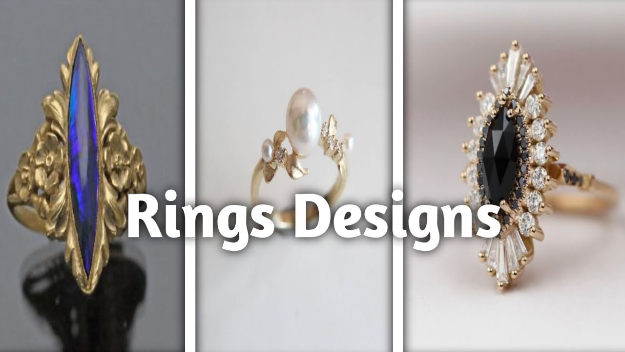 Simple Ring Designs Collection For Female Part 2 | @KushiMaqbool - YouTube