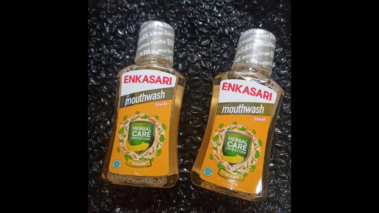 unbox ENKASARI Mouthwash SIWAK - YouTube