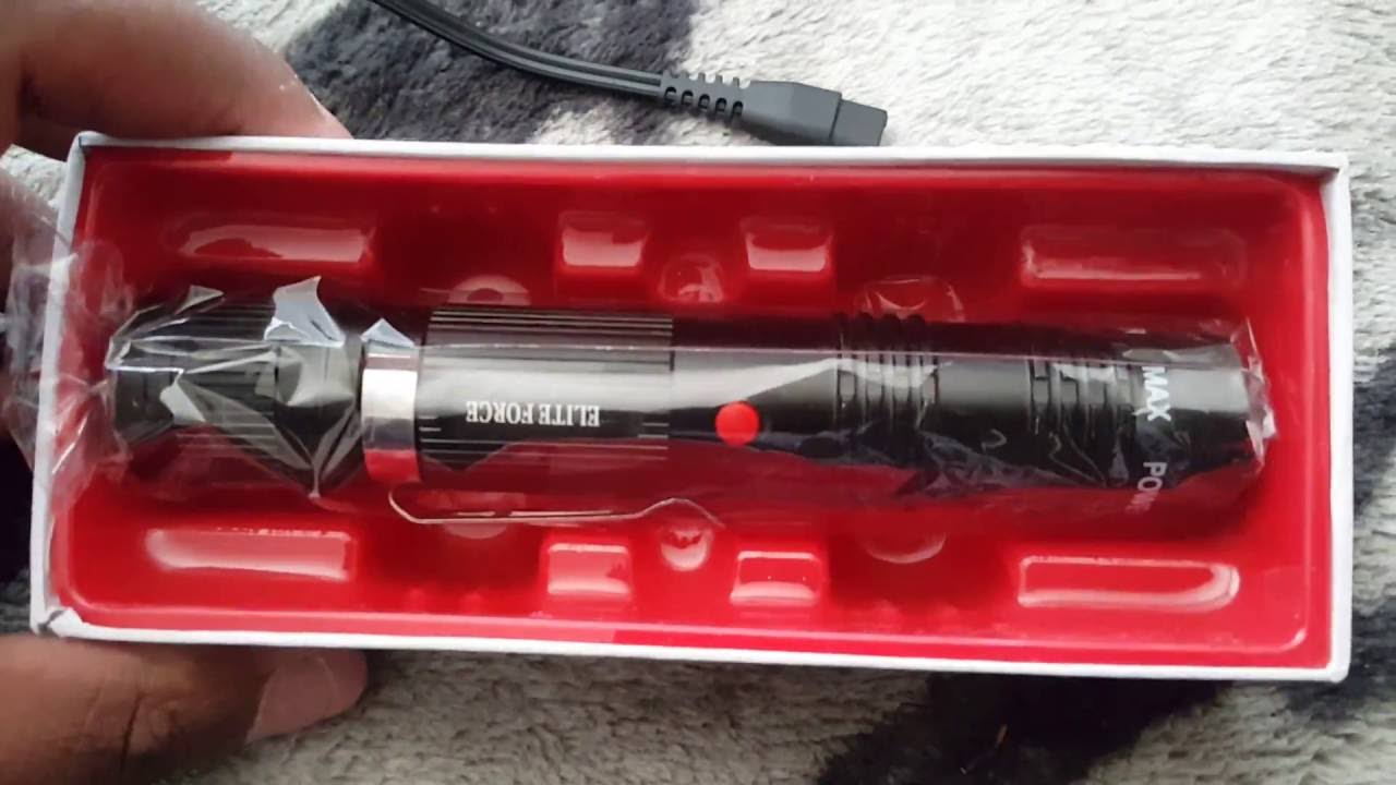 Cheetah Alpha Force Stun Gun Flashlight 10 Million Volts Elite Force ...