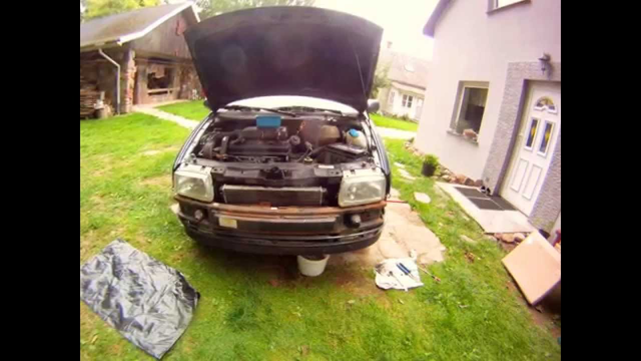 Vw polo 3 radiator replacement - YouTube