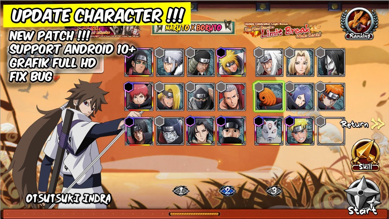Update Character!!! Naruto Senki Ninja Connections Mobile | Patch Fix ...