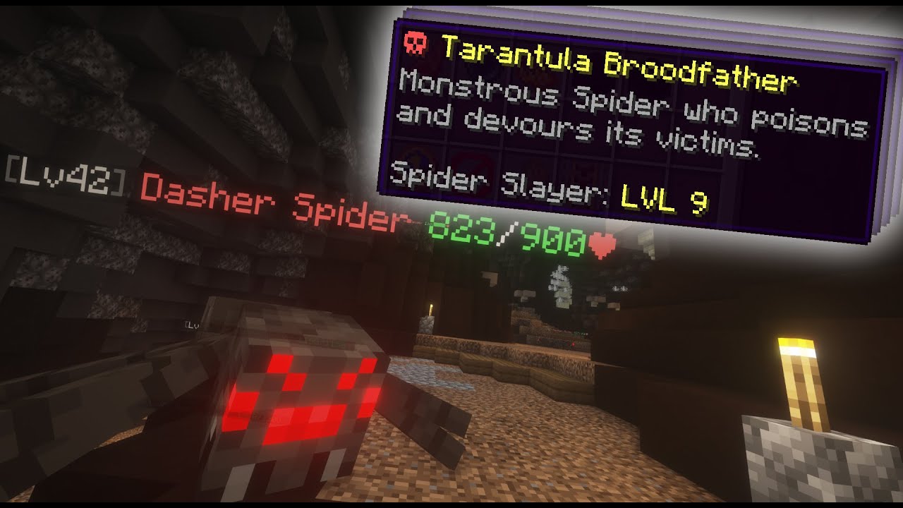 I Finally Got Spider Slayer 9 | Hypixel Skyblock - YouTube