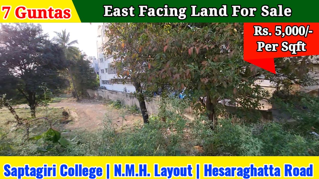 7 Guntas Land For Sale In N.M.H Layout, Near Saptagiri College ...
