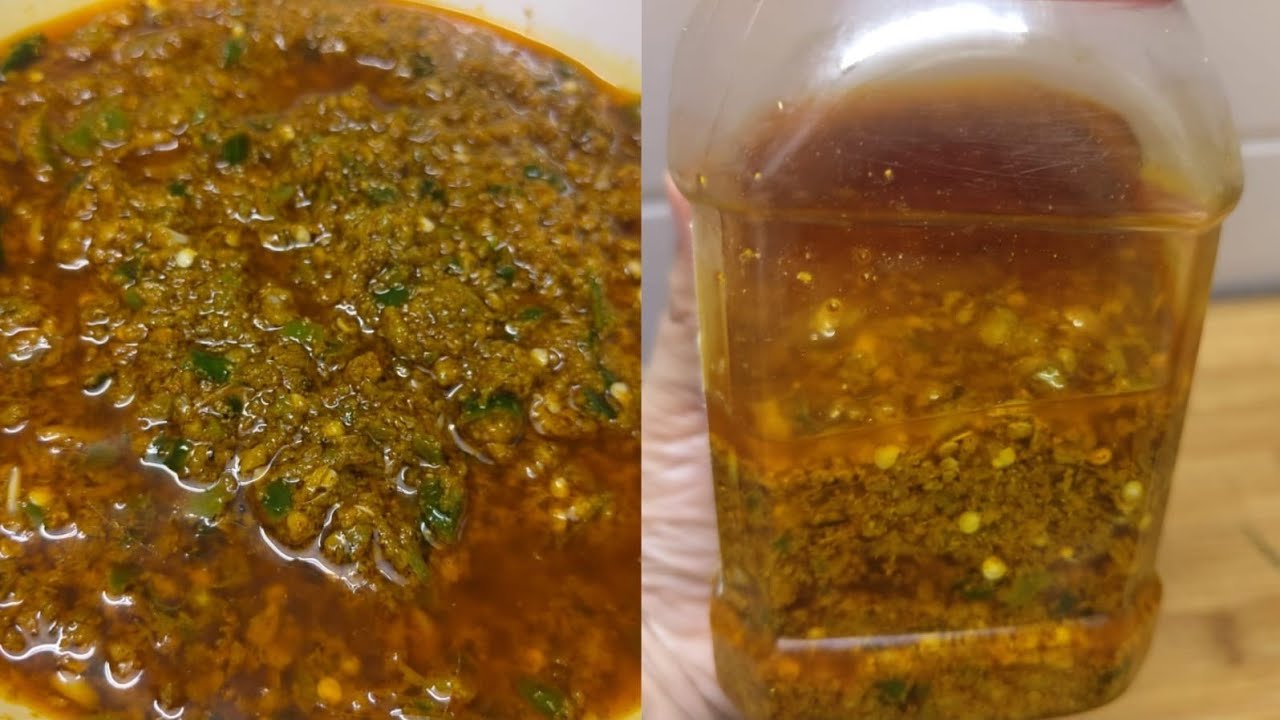 Lasun Adrak Hari Mirch Ka Achar | Kuchla Achar | حری مرچ اچار | Garlic ...