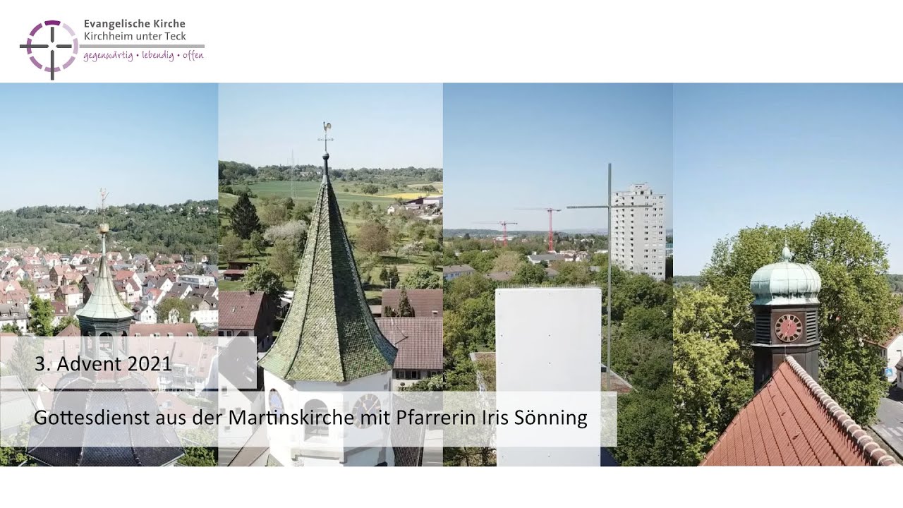 Gottesdienst Zum 3 Advent 2021 Youtube