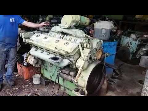 12V71 DETROIT GM TWO STROKE DIESEL TURBO BLOWER - YouTube