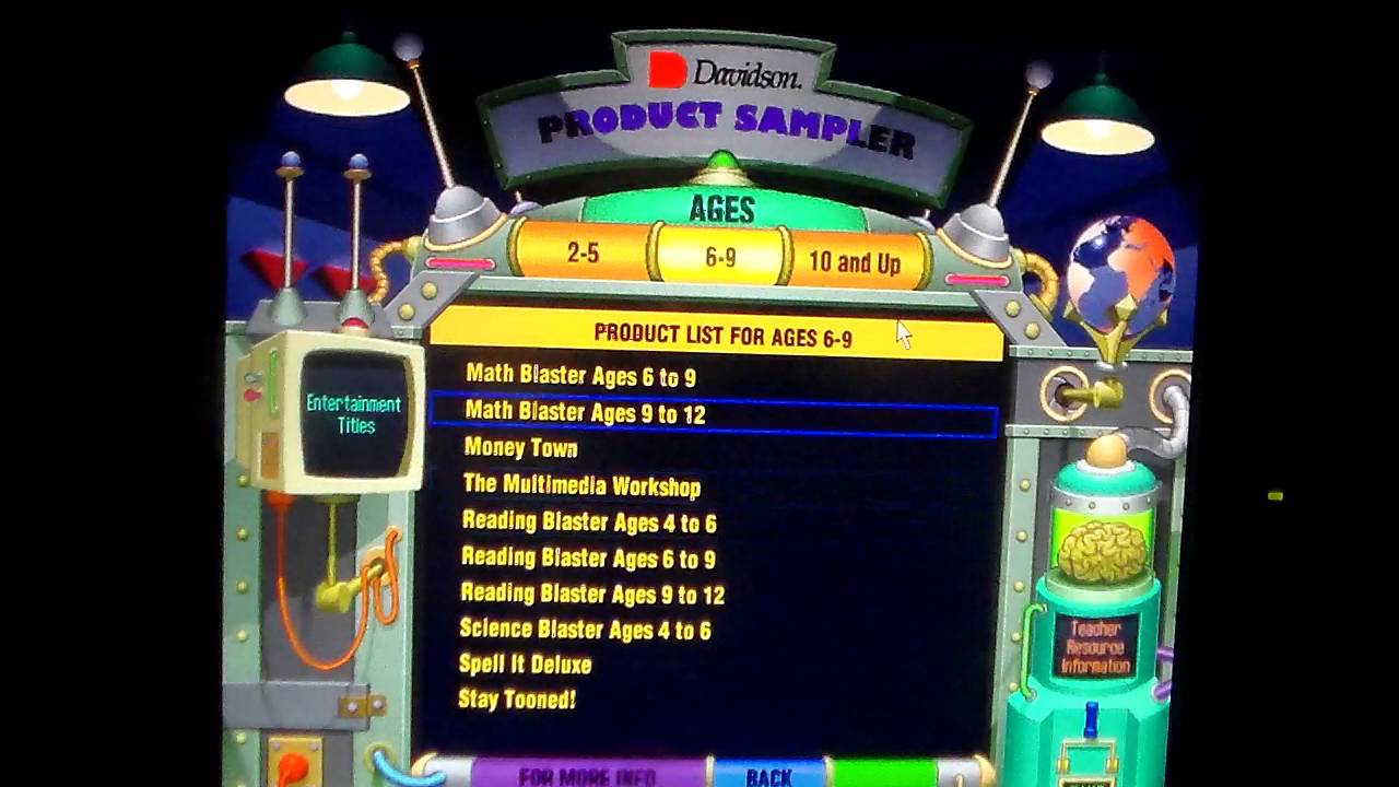 Davidson Product Sampler 1997 - YouTube
