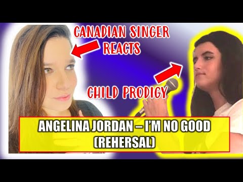 NEW ANGELINA JORDAN REACTIONS 2023 - I'M NO GOOD (REHEARSALS) | Music ...