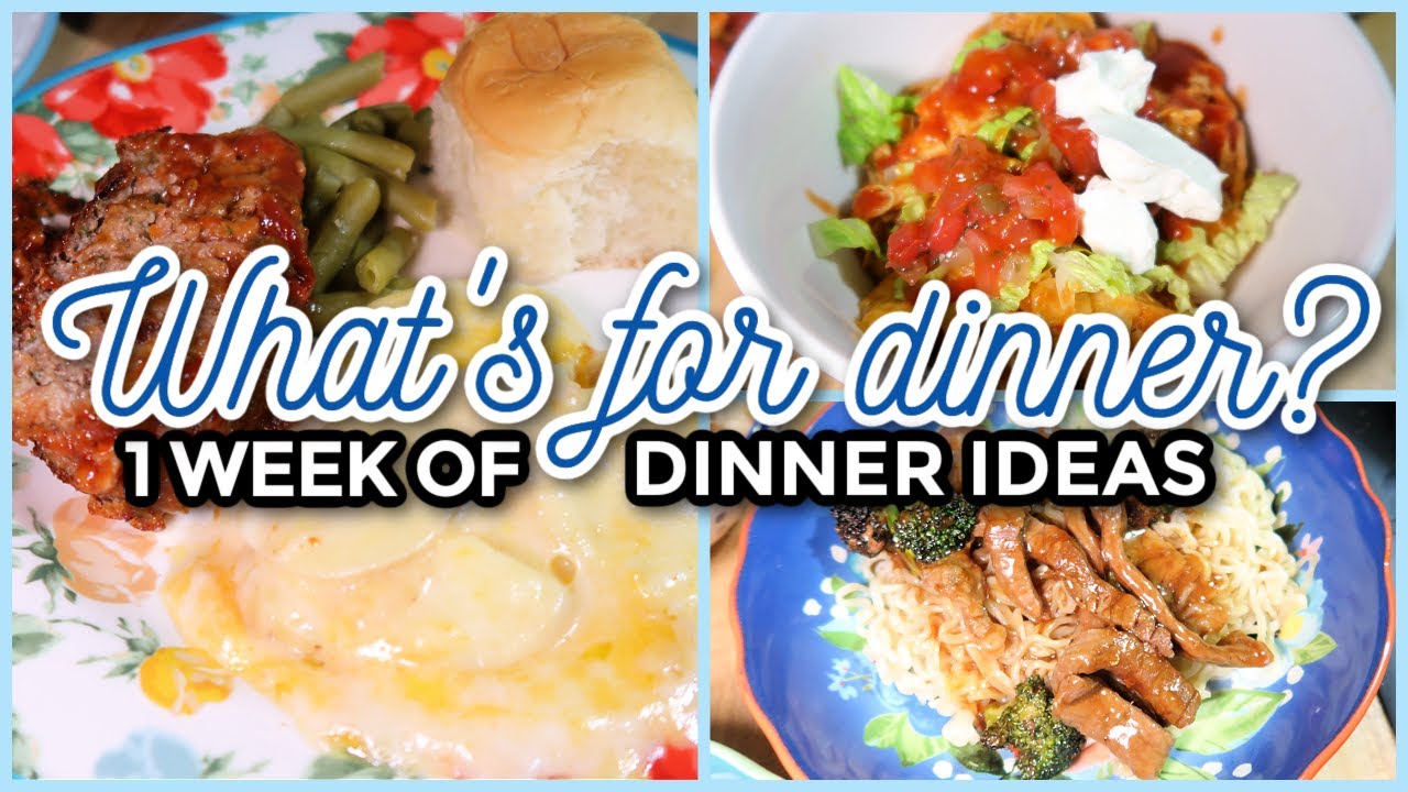 WHAT'S FOR DINNER? #261 | 7 Real-Life Family Meal Ideas - YouTube