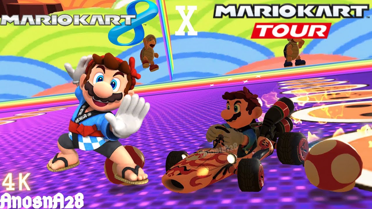 Mario kart 8: Mario [Happi] From Mario Kart Tour [4K] - YouTube