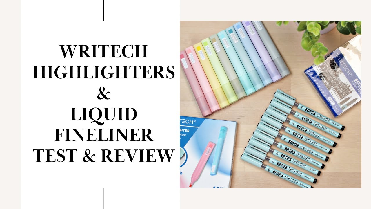 Writech Highlighter & Pen Test & Review - YouTube