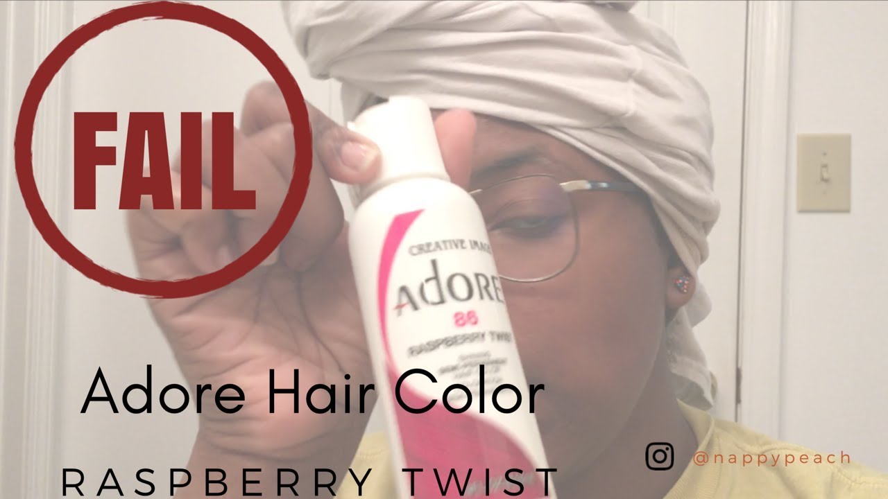 Adore Hair Color Fail - YouTube