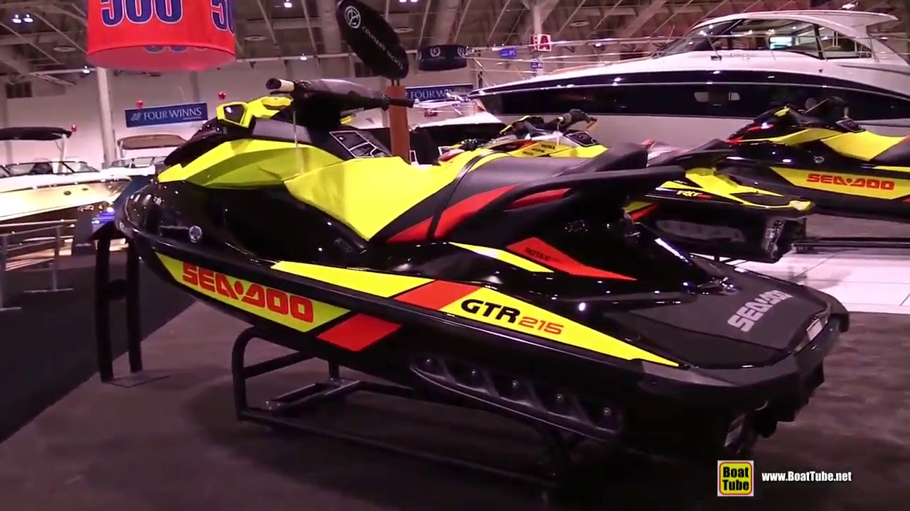 2015 Sea Doo GTR 215 Jet Ski Walkaround 2015 Toronto Boat Show - YouTube