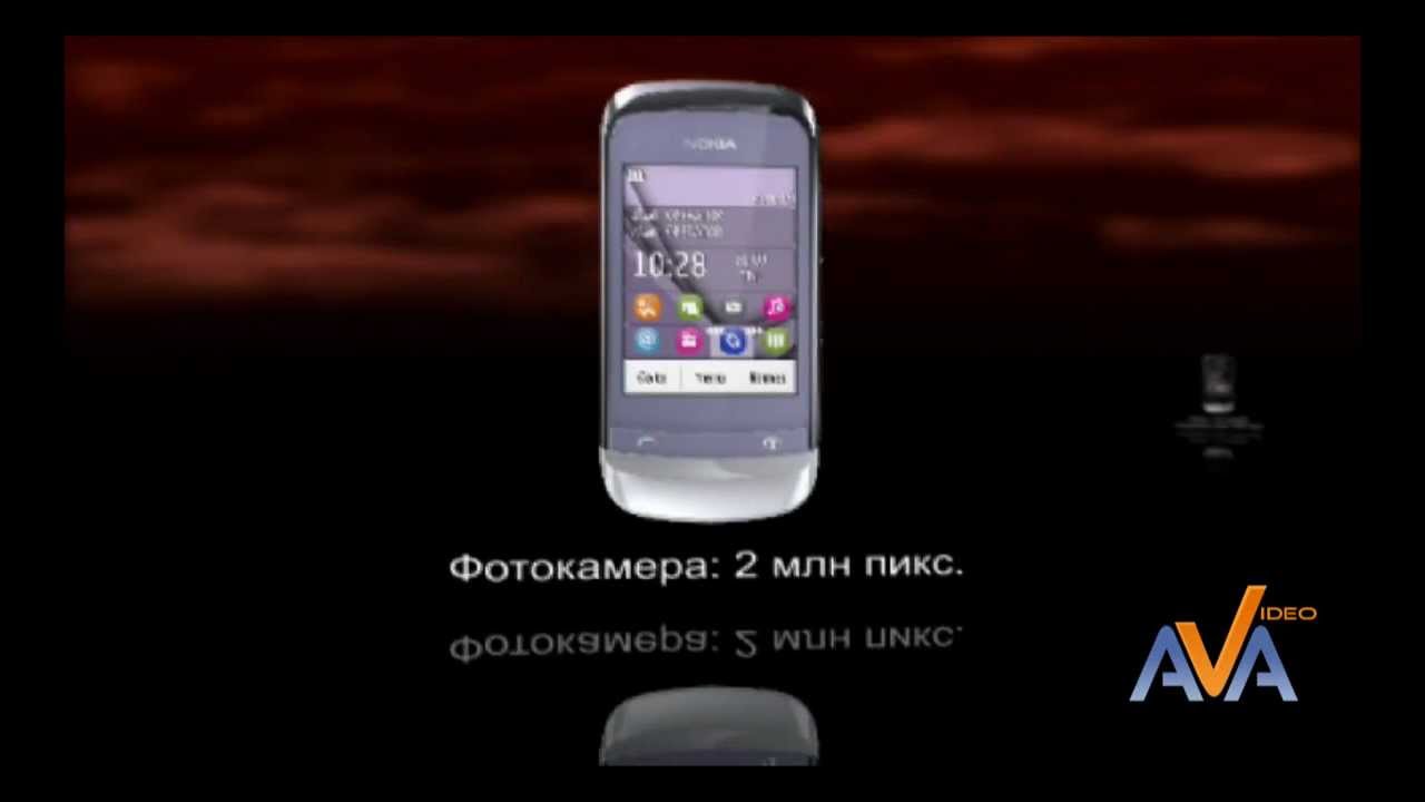 Обзор Nokia C2-06 - YouTube