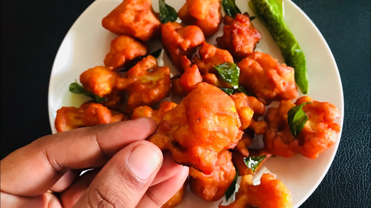 Restaurant Style Gopi 65 | Crispy Cauliflower Fry Recipe | Cauliflower ...