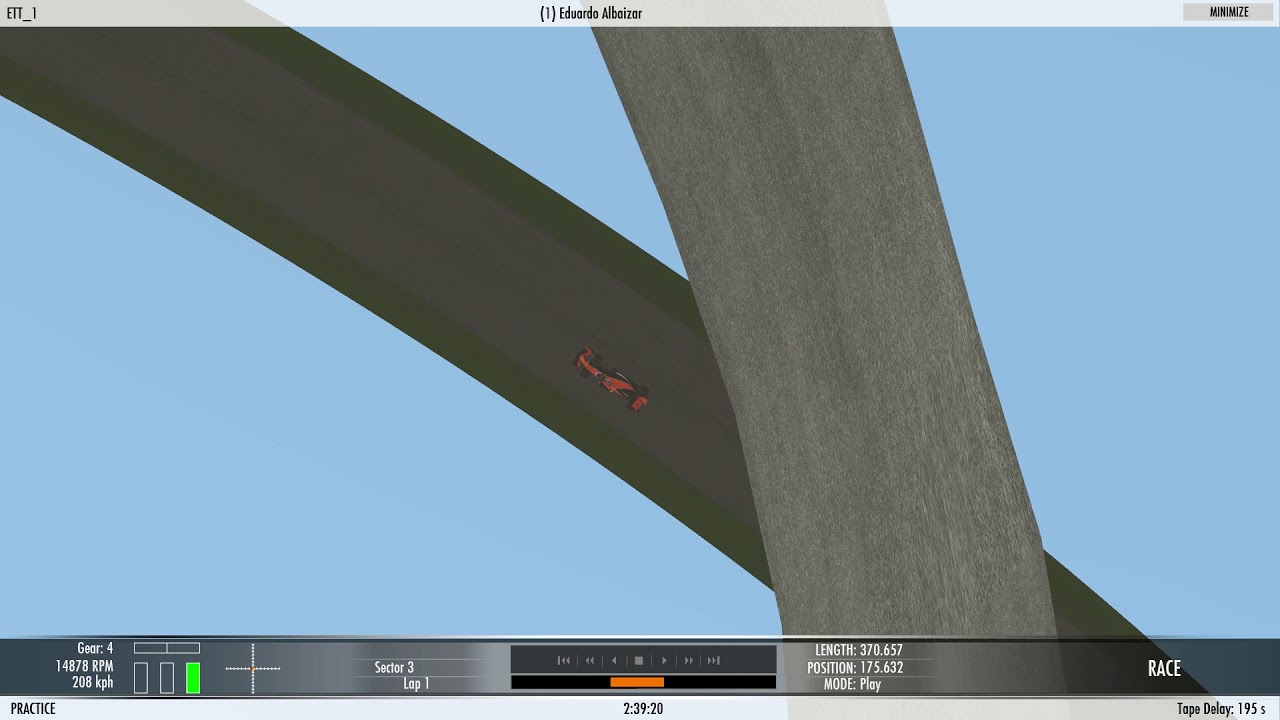 F1 McLaren Loop EuskoTestTrack - YouTube