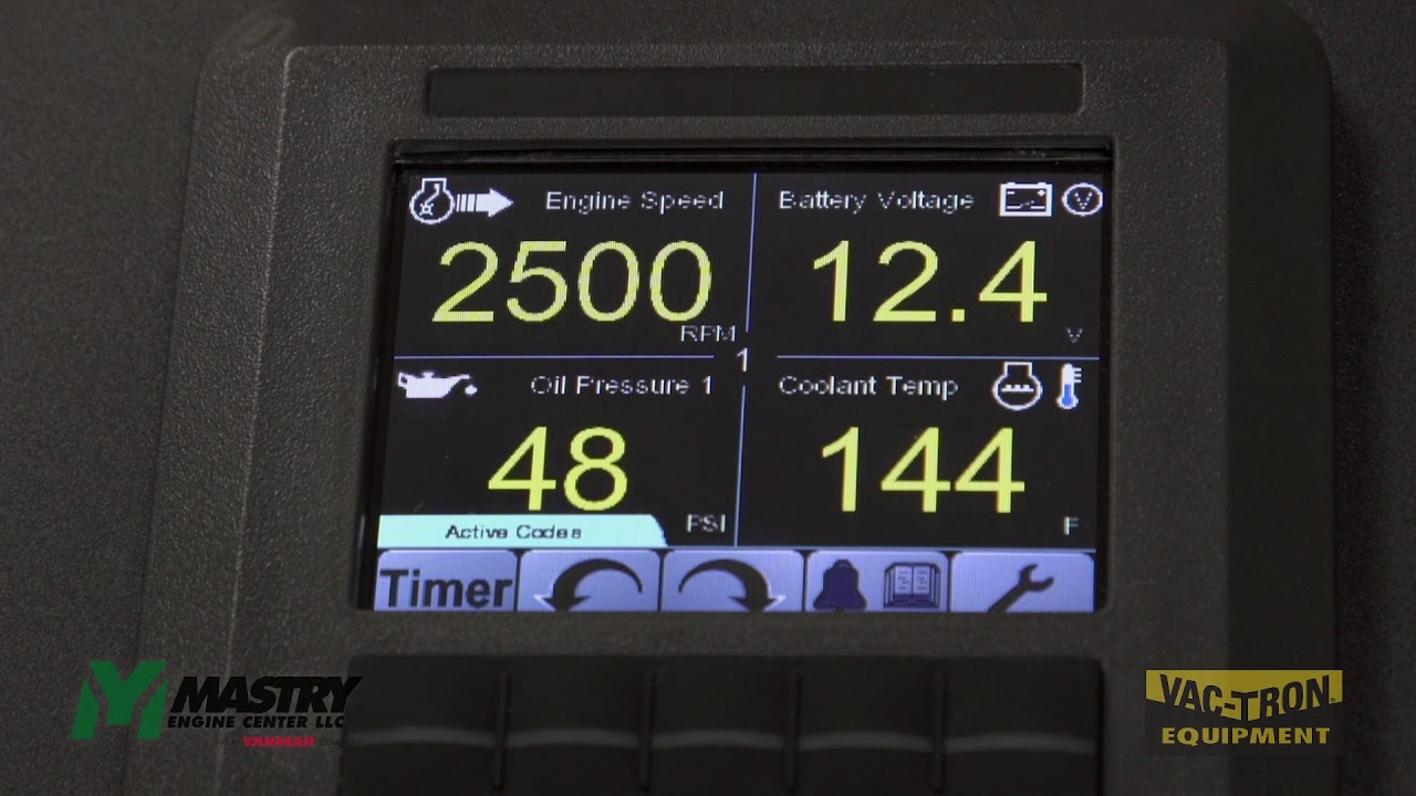 Vac Tron Control Panel for Yanmar Diesel Units Training Basics - YouTube