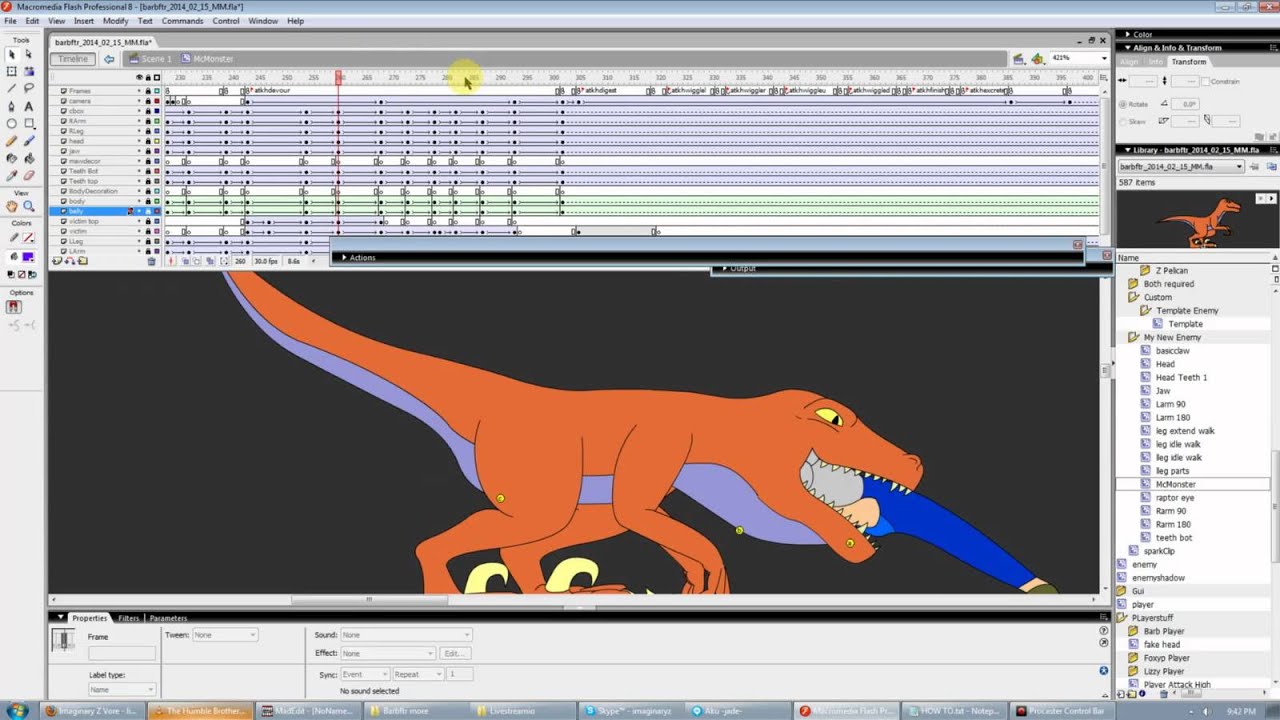 HowTo: Make barbftr Monster, from zilch to raptor 06 part 1 - YouTube