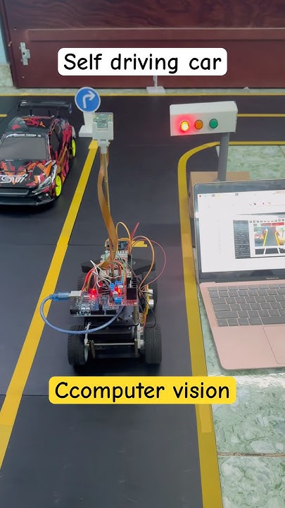 Self driving car on raspberry pi- xe tự hành #ccomputervision #raspberrypi - YouTube
