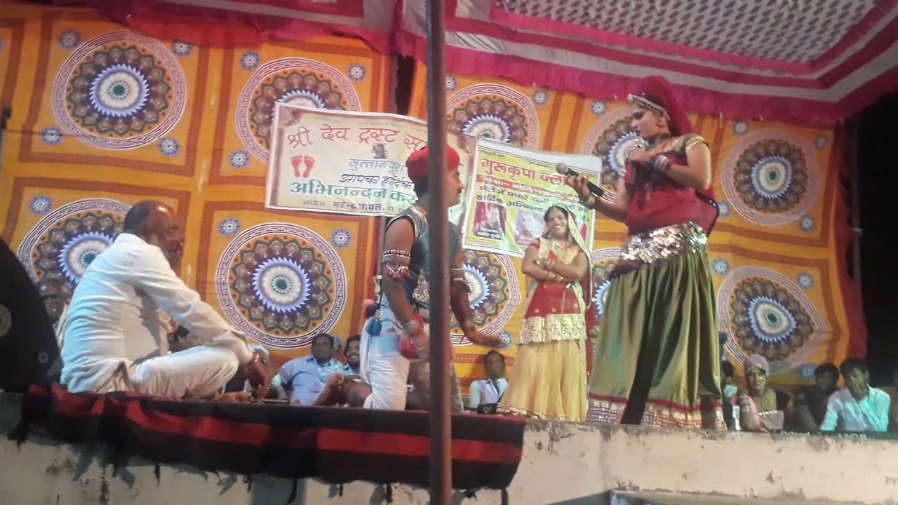 दिनेश छैला राधिका की काॅमेड़ी kalidungri Samod Road Nimadi (Chomu ...