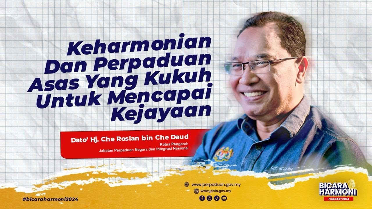 TEASER PODCAST BICARA HARMONI_DATO' HAJI CHE ROSLAN BIN CHE DAUD - YouTube