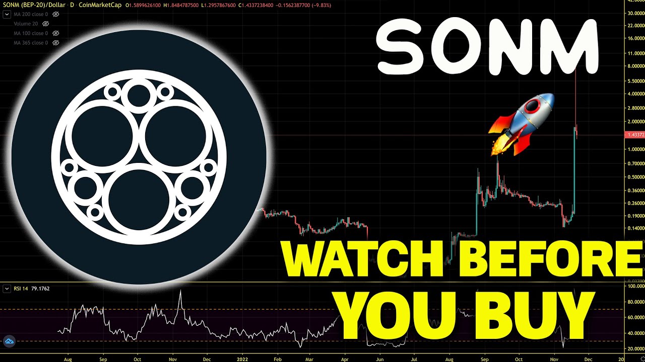 SONM (SNM) Massive Pump To The Moon. SNM Chart Analysis And Price ...