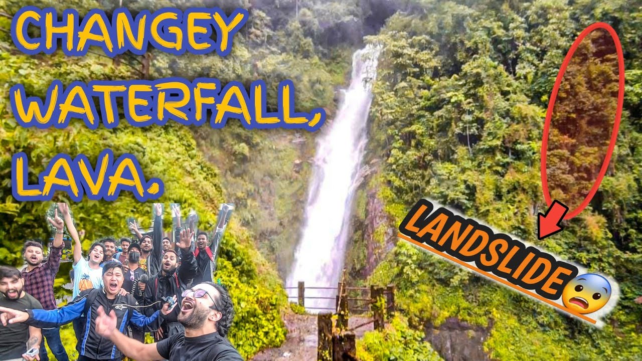 CHANGEY WATERFALL - HIDDEN GEM OF BENGAL | LANDSLIDE | CHANGEY FALL ...