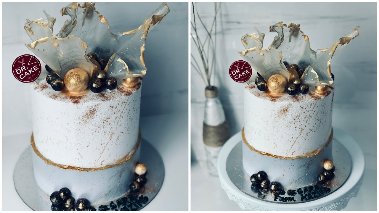 ELEGANT tall Cake | Cake Decoration Tutorial | Dr.Cake| @DrCake ️ - YouTube