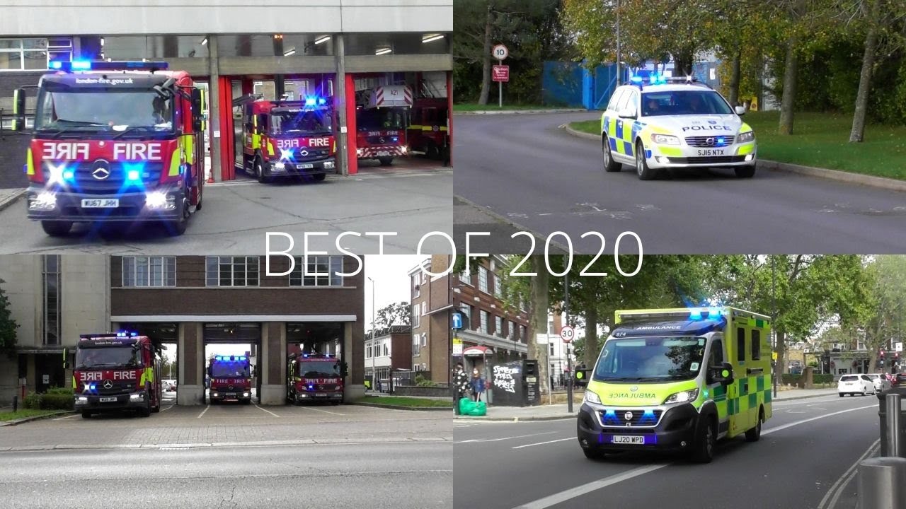 BEST OF 2020 - Emergency Vehicles Responding Compilation! - YouTube