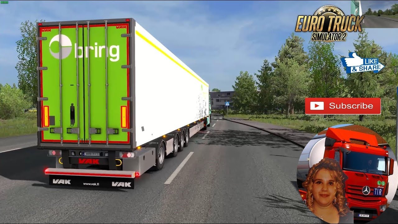 Euro Truck Simulator 2 (1.33) VAK Trailers v2.0 Owned and Tandem by ...