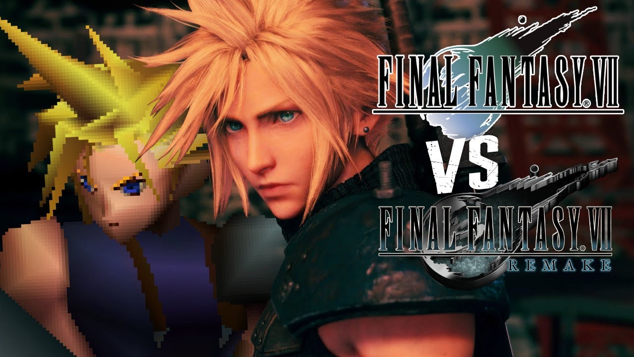 FF7 vs FF7 Remake / Direct Scene Comparison - YouTube