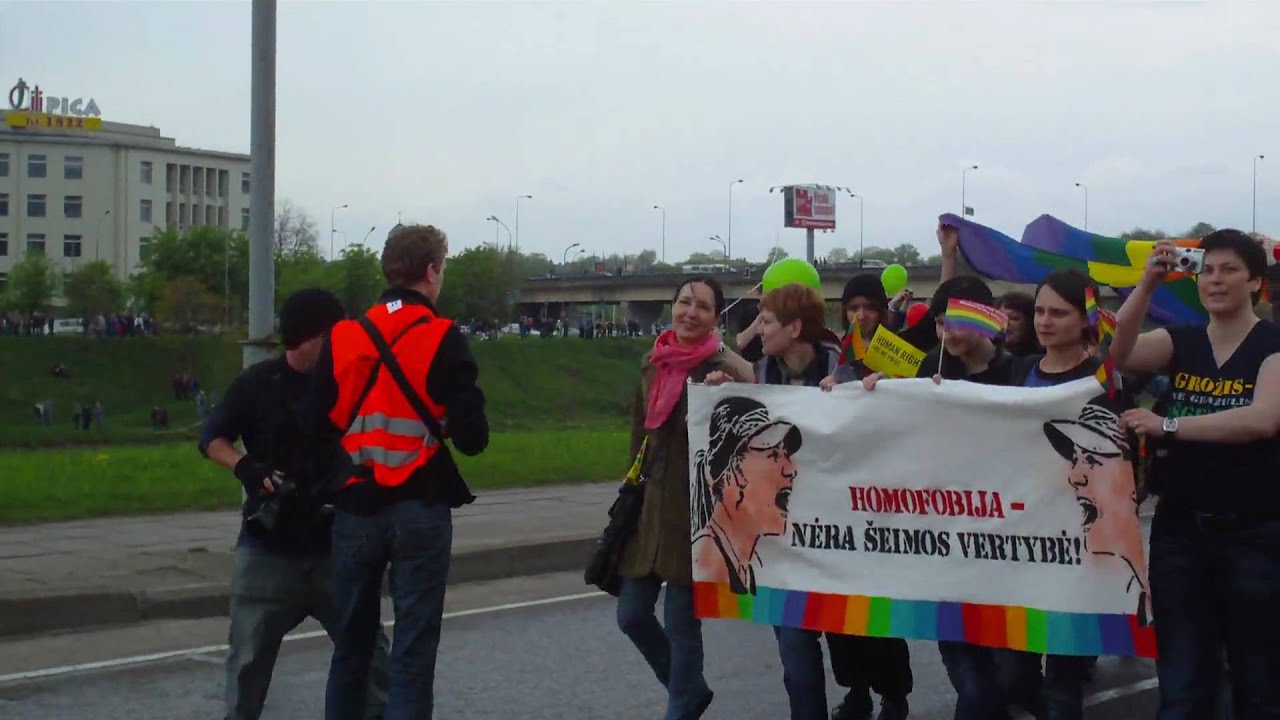 Baltic Pride 2010 @ Vilnius, Lithuania - YouTube