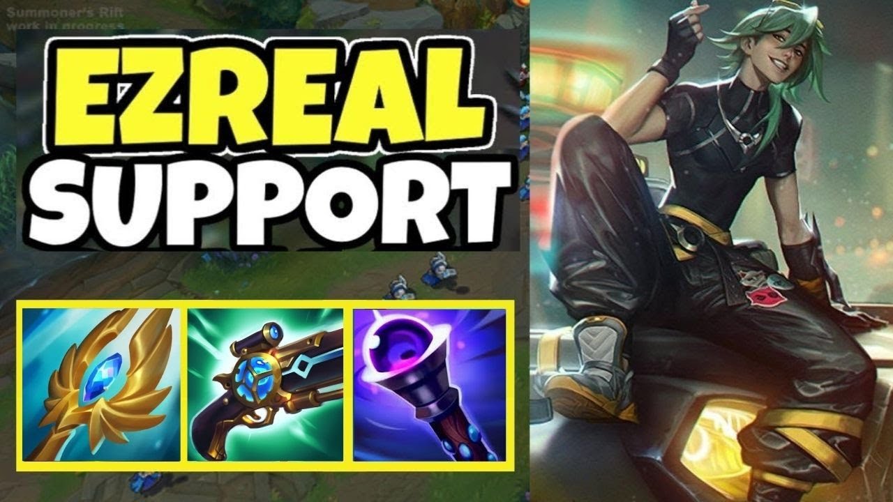 SUPPORT AP EZREAL IS SO FUN!!!! #leagueoflegends #ezreal #offmeta - YouTube