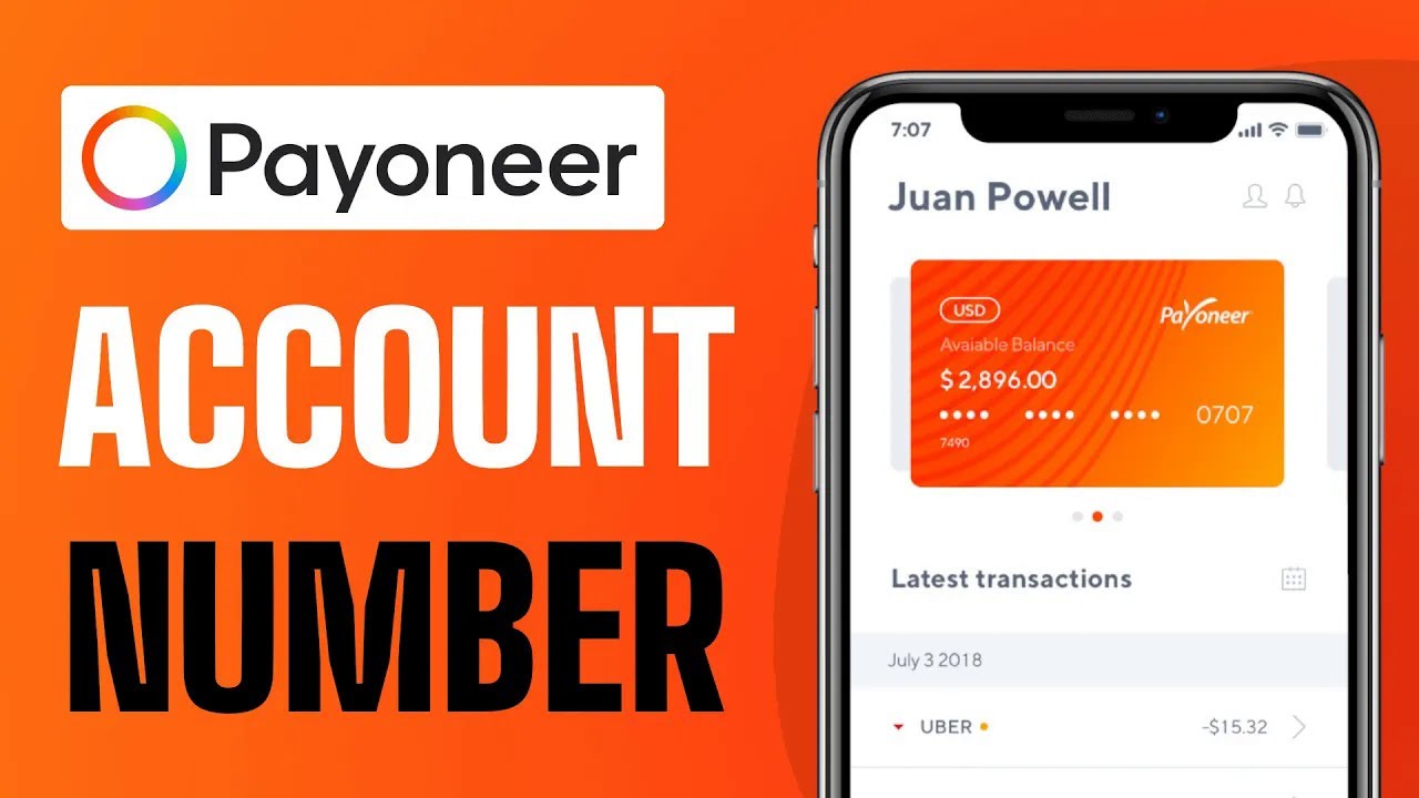 How To Find Payoneer Account Number - Full Guide 2025 - YouTube