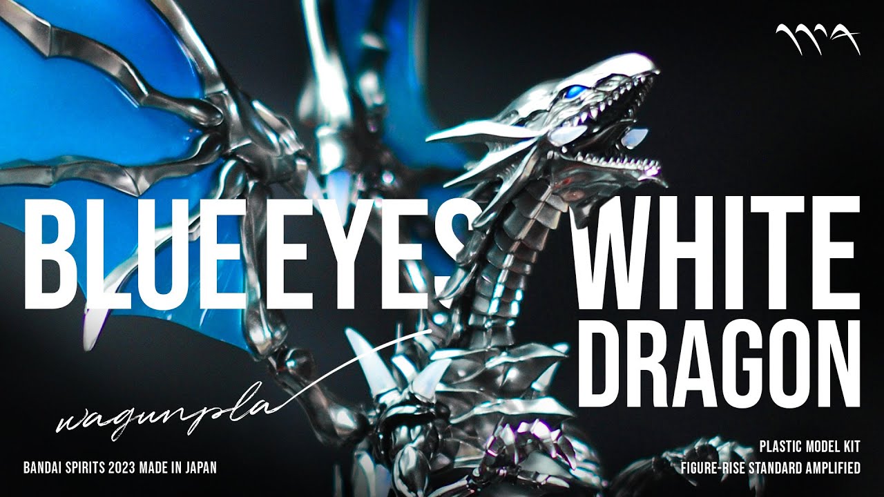 BLUE-EYES WHITE DRAGON(Figure-rise) GUNPLA CUSTOM BUILD (ประกอบทำสีกัน ...