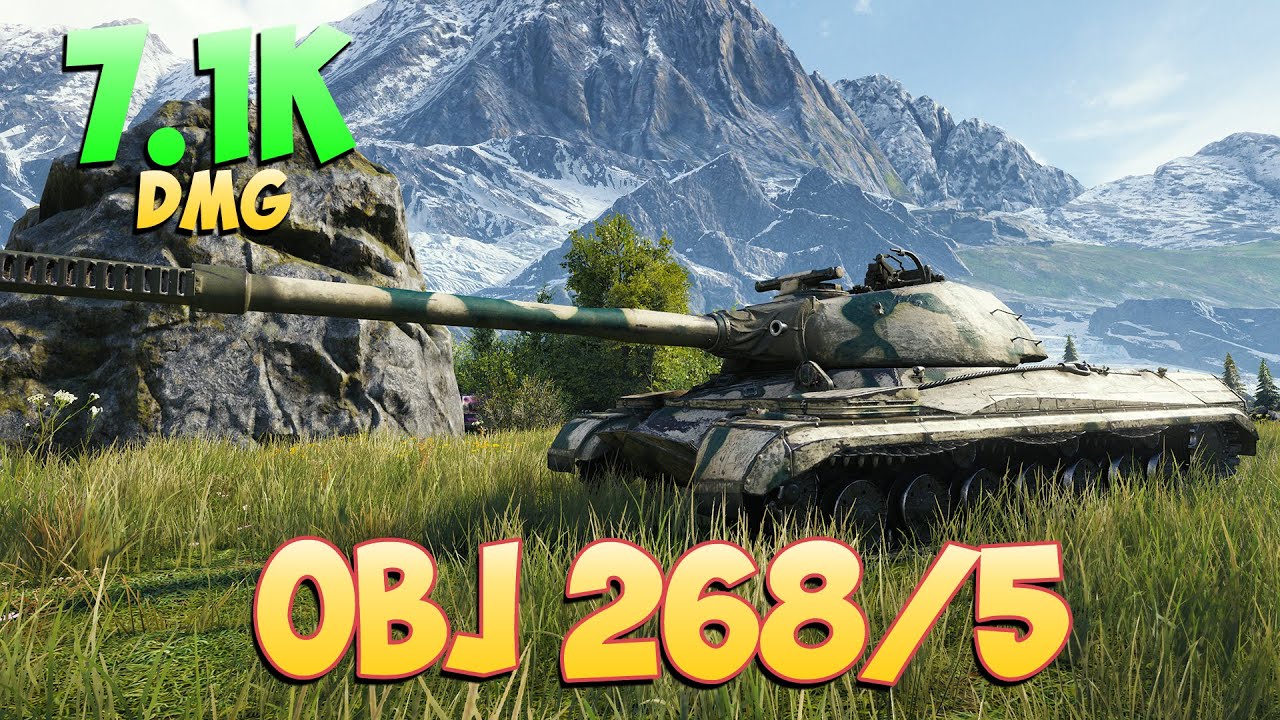 Obj 268/5 • First master! - 5 Kills 7.1K DMG • World Of Tanks - YouTube