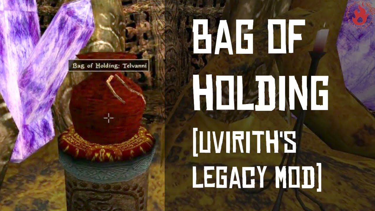 Uvirith's Legacy: Bag Of Holding - Walkthrough (TES III Morrowind: UL ...