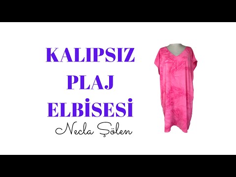 KALIPSIZ PLAJ ELBİSESİ