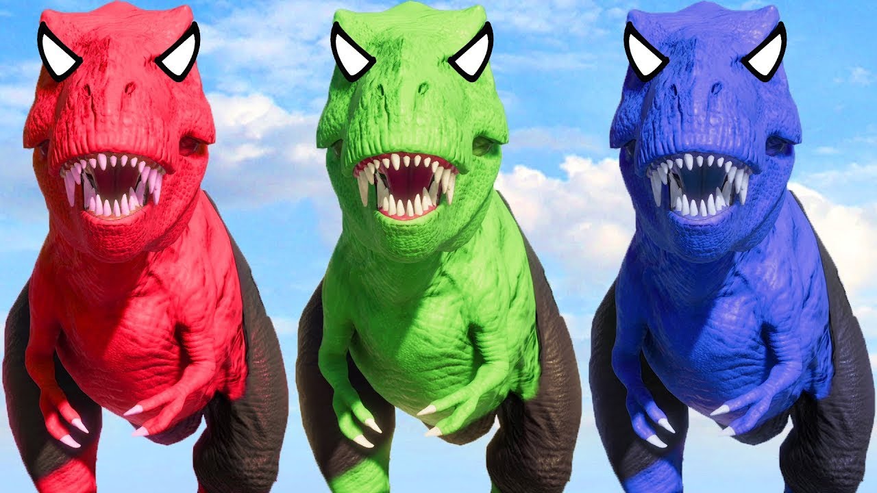 BATMAN T-REX vs SUPERMAN TREX DEATH RUN EVOLUTION of DINOSAUR ...