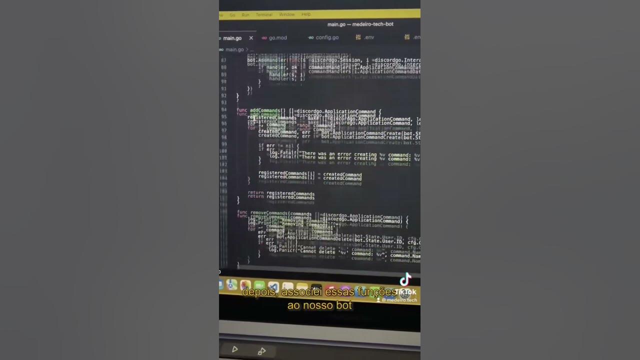 Criei Um Bot No Discord Com Golang Carreira Discord Golang Bot Projeto Dev Comunidade