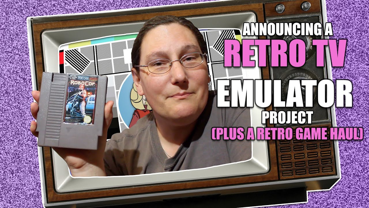 Making A Retro Television Emulator (plus a Retro Video Game Haul) - YouTube