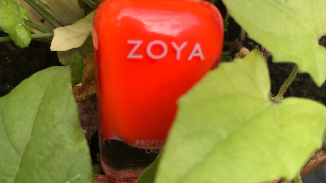 THIS IS MY WEAR AND TEST REVIEW FOR ZOYA PAZ WHICH IS A BRIGHT ORANGE ...