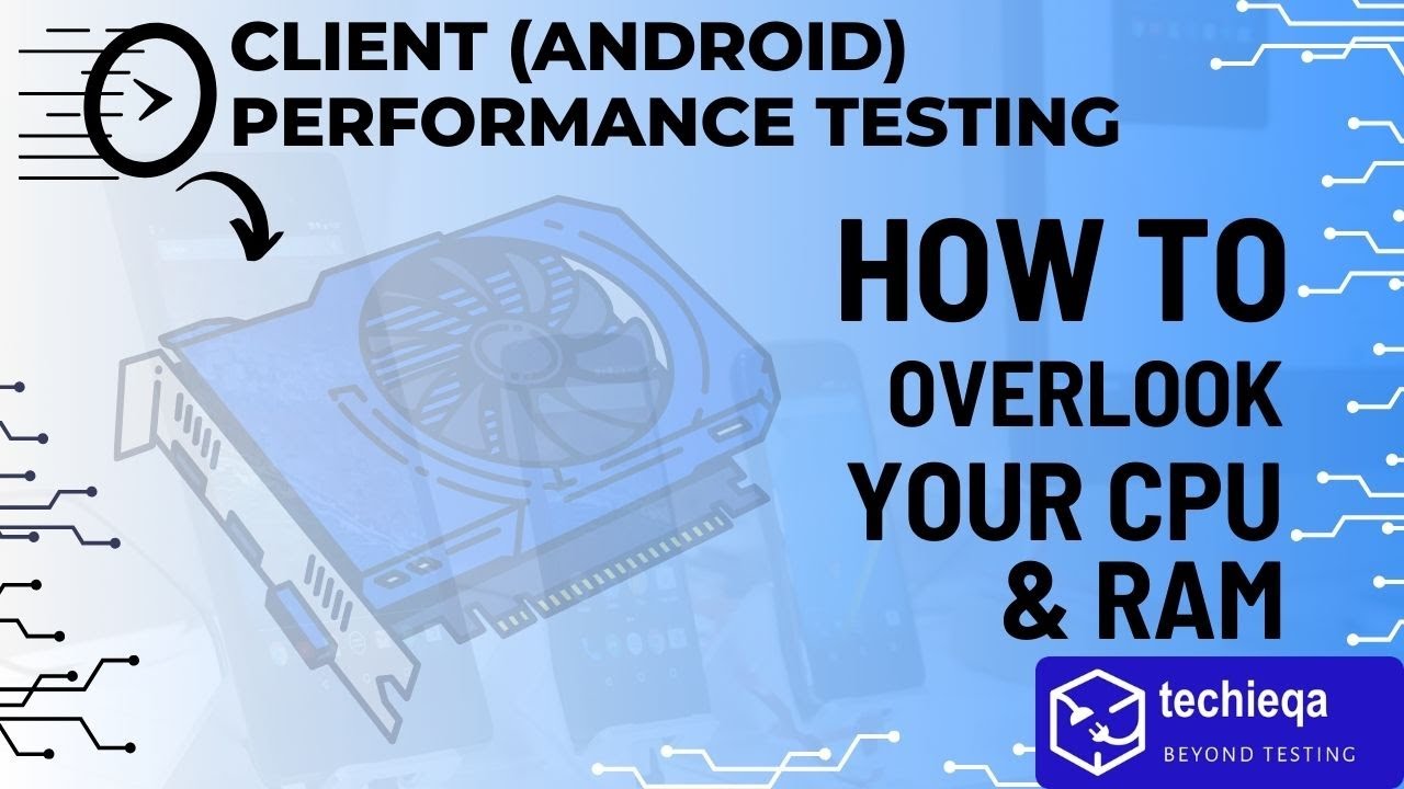 Mobile App client side performance testing -CPU and RAM - YouTube