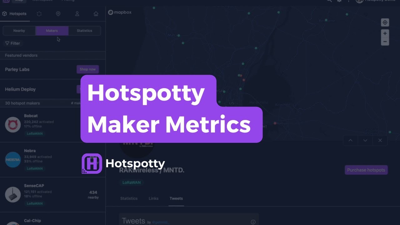 Hotspotty Maker Metrics - YouTube