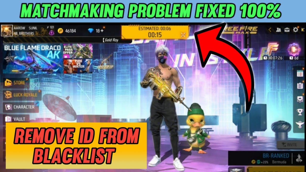 Free Fire Matchmaking Problem After Update😰|| Fix Matchmaking Problem ...