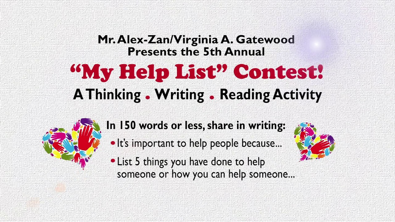 My Help List March 2019 - YouTube