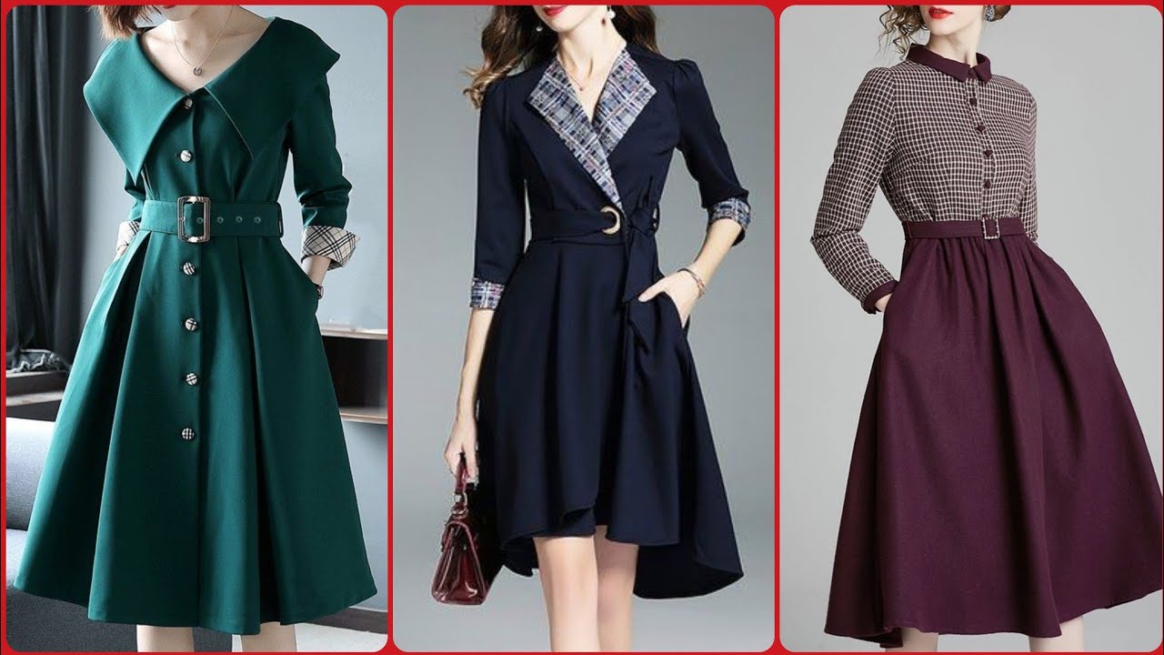 Top Class Stylish And Trendy Casual Wear Frocks/ALine /Skater Dresses ...