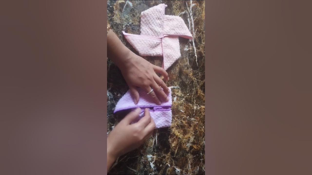 hanky folding idea #shortvideo #diy #craftideas #craft #hankytucking ...