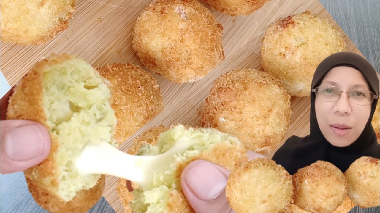 Membuat Bola bola ubi jalar - Bola bola ubi jalar isi keju mozzarella ...