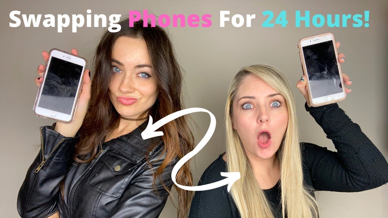 Swapping Phones for 24 HOURS!!!!! - YouTube